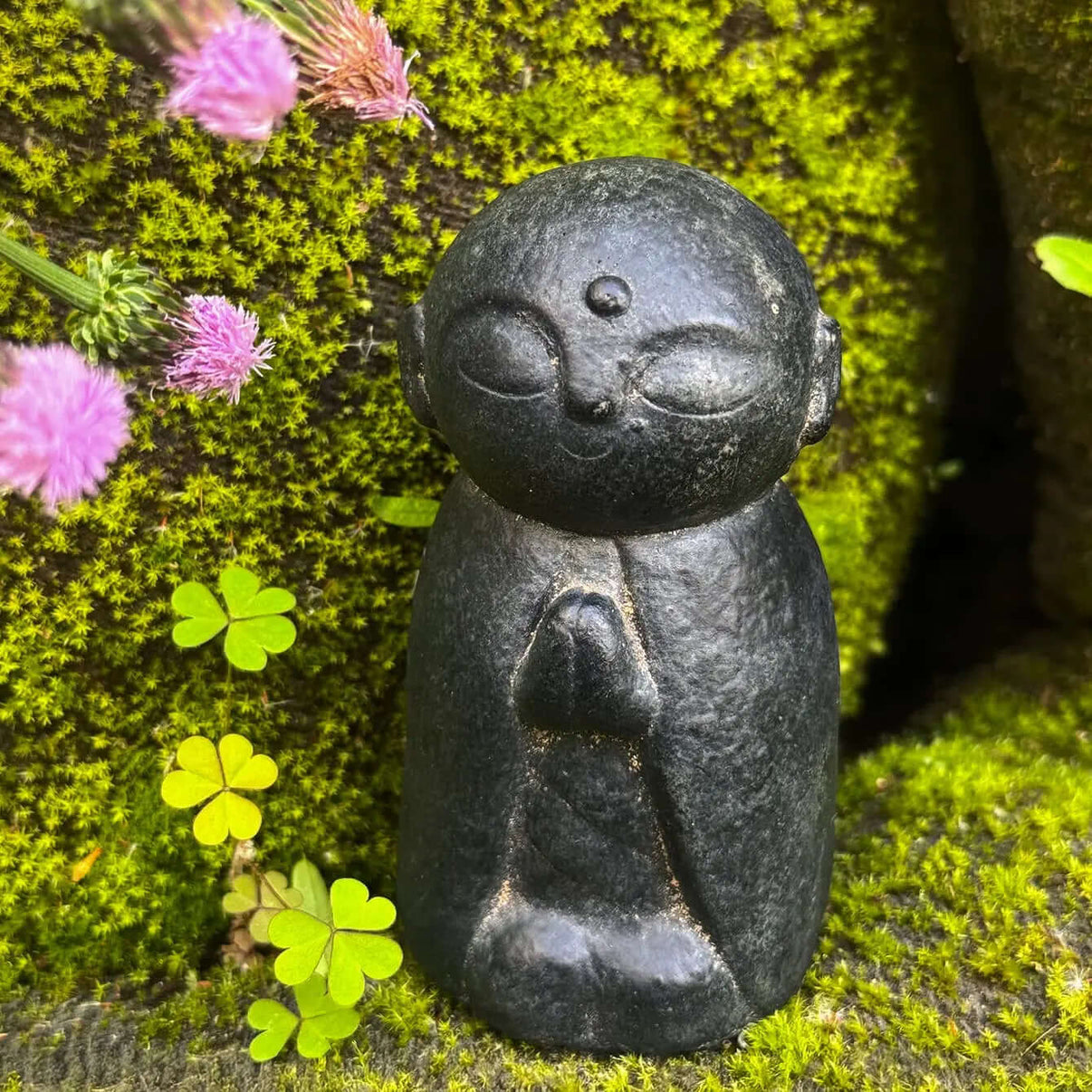 Zen Buddha Statue Stone Figurine Indoors And Outdoor Garden Statue – Zenify